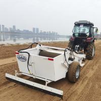 China 1400 mm Cleaning Width Vibrating Screen Beach Cleaning Machine for Debris Removal for sale