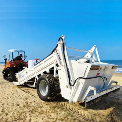 Cina Velocità massima di guida 15 km/h trattore rimorchiato spazzino spiaggia per la pulizia di sabbia secca e umida in vendita