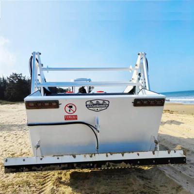 Cina Velocità massima di guida 15 km/h trattore rimorchiato spazzino spiaggia per la pulizia di sabbia secca e umida in vendita