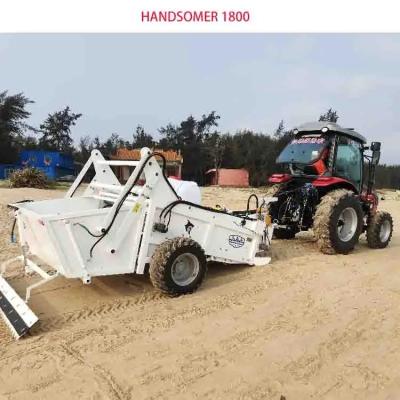 Cina Sturdy HANDSOMER 1800 Tractor-Tracted Stone Picker Durable Beach Sand Cleaning Machine Prodotto ambientale in vendita