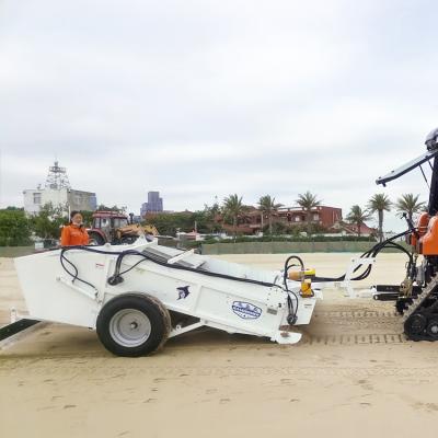 Cina HANDSOMER 1400 Macchina di pulizia della sabbia da spiaggia in acciaio professionale per 20000-30000 m'/h in vendita