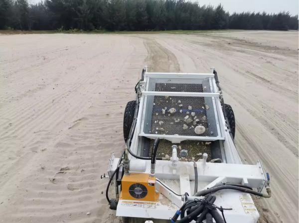 Quality Alkaline Cleaning HANDSOMER 1400 Steel Beach Sand Cleaning Machine for for sale