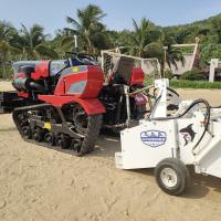 China Seaside Sand Cleaning Operations Streamlined with 1000mm Cleaning Width Beach Sweeper for sale