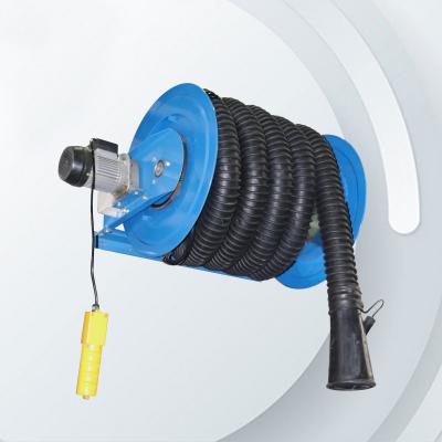 China Semi Automatic Motorized Hose Reel 127mm Electric Hose Reel For Car Workshop for sale