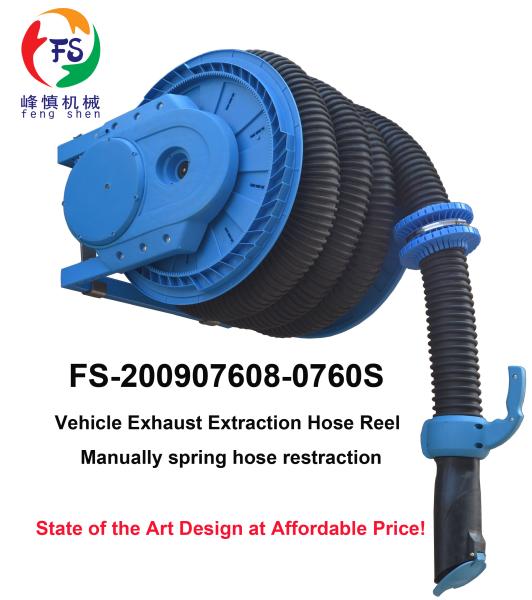Quality Professional Spring Hose Reel for Universal Vehicle Exhaust Extraction for sale