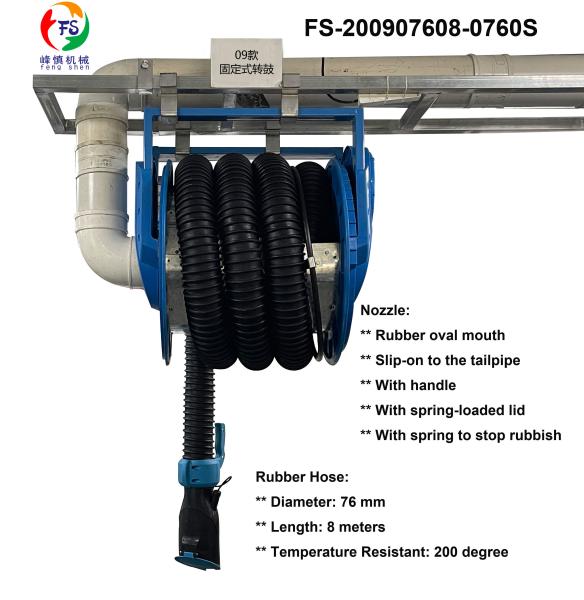 Quality Commercial Spring Hose Reel System  Workshop Ventilation Equipment for sale