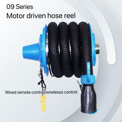 China 127mm 152mm Motorized Hose Reel Garage  Auto Fume Extraction for sale