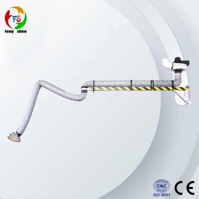 China CE ISO Internal Galvanized Frame Fume Extraction Arm Full Flexible Hose Stainless Steel Hood 2.5m 5m 80C 800C Custom OEM for sale