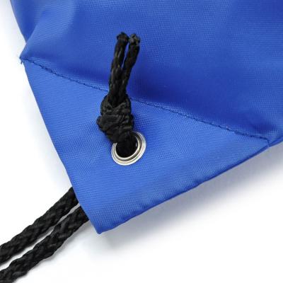 China Saco de cordão impermeável colorido do poliéster 210D mini   Bolso do malote da dobradura do saco do grupo do cordão para o presente à venda