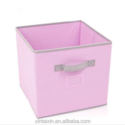 Cina Scatola di stoccaggio non tessuta portatile della biancheria intima del gabinetto di 420D 600D con il coperchio in vendita