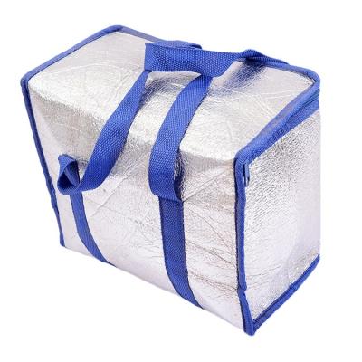 Cina la borsa termica di vendita calda del dispositivo di raffreddamento del foglio di alluminio portatile personalizza la scatola più fresca isolata bolla per la consegna dell'alimento in vendita