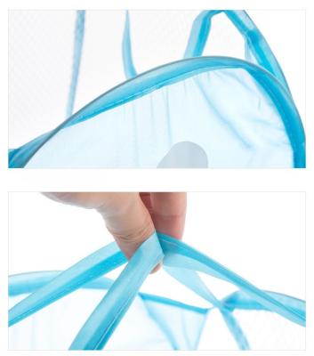 Cina Canestro di lavanderia pieghevole tessuto nylon Mesh Pop Up Hamper in vendita