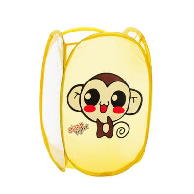 Cina 27.5*50cm Foldable Laundry Basket Portable Reusable Pop Up Laundry Bin in vendita