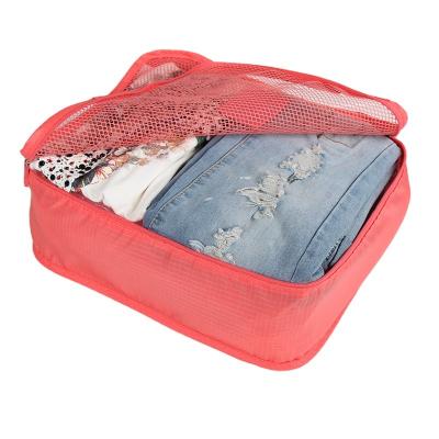 中国 ポリエステル折りたたみの洗面用品旅行オルガナイザー袋は6Pcsを置いた 販売のため