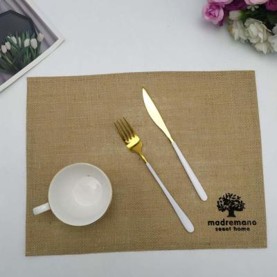 Cina Gli strumenti della cucina del ODM e gli utensili impermeabilizzano l'asciugamano di tè riutilizzabile della iuta della tela da imballaggio del tè del caffè in vendita