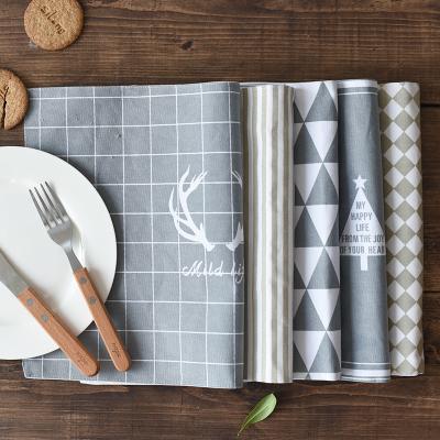 Cina Il supporto 100% dell'asciugamano di cucina dell'asciugamano di tè del cotone ha riciclato in vendita