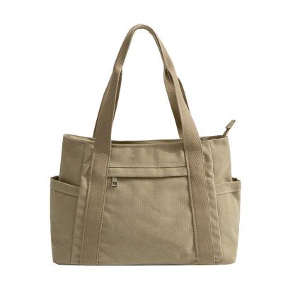 Cina Capacità riutilizzabile Tote Bag ecologico della borsa casuale della spalla delle barbone della tela delle donne di modo grande in vendita