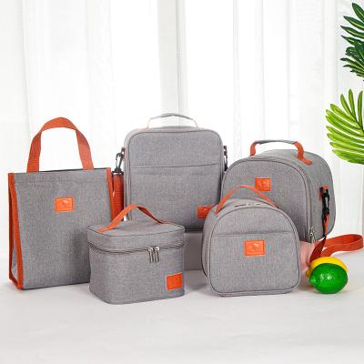 China Cesta de comida mais fresca personalizada do vário escritório impermeável durável térmico portátil da caixa do alimento do saco do almoço da forma com alça à venda