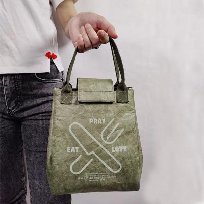 Cina La carta di Du Pont ha isolato i contenitori del pranzo di Tote Lunch Bag Refrigerated Waterproof in vendita