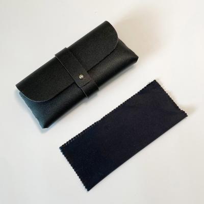 Cina Gli occhiali da sole di cuoio durevoli di vetro dell'occhio dell'unità di elaborazione rivestono la borsa leggera conveniente del sacchetto di colore solido della scatola del protettore facile portare in vendita