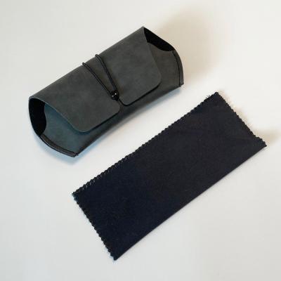 Cina Gli occhiali da sole di cuoio durevoli di vetro dell'occhio dell'unità di elaborazione rivestono la borsa leggera conveniente del sacchetto di colore solido della scatola del protettore facile portare in vendita