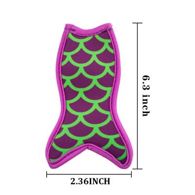 Cina Personalizzi le borse del ghiacciolo lo schiocco del ghiaccio che del congelatore collega il neoprene con un manicotto gli anti supporti di congelamento di schiocco del ghiaccio pescano il modello tengono il dispositivo di raffreddamento in vendita