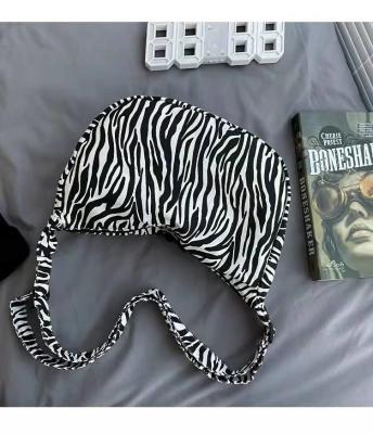 Cina Capacità di signora Single Shoulder Bag di progettazione della zebra delle borse della tela di Eco della stampa del leopardo di modo grande in vendita