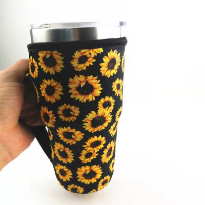 China Luvas contínuas do copo do neopreno do silicone RTS de Cup Holder Insulated da secadora de roupa 30OZ à venda