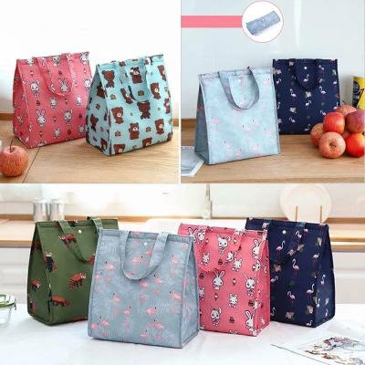 Cina Borse termiche unisex di stoccaggio dell'alimento della scatola della borsa del pranzo di picnic della tela isolate dispositivo di raffreddamento portatile su misura fabbrica in vendita