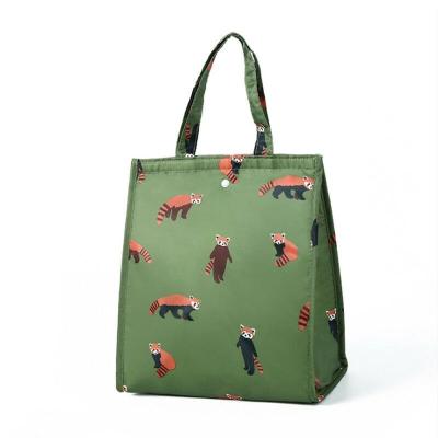 Cina Borse termiche unisex di stoccaggio dell'alimento della scatola della borsa del pranzo di picnic della tela isolate dispositivo di raffreddamento portatile su misura fabbrica in vendita