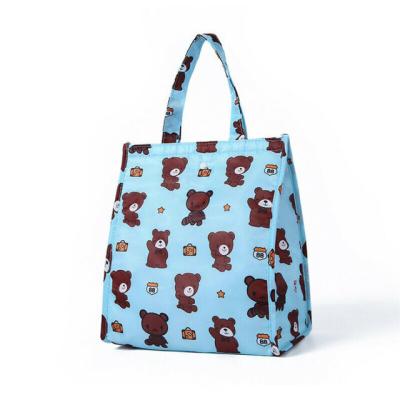 Cina Borse termiche unisex di stoccaggio dell'alimento della scatola della borsa del pranzo di picnic della tela isolate dispositivo di raffreddamento portatile su misura fabbrica in vendita