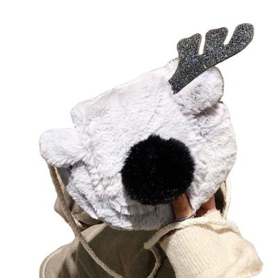 中国 2022新しく贅沢な冬の柔らかいトナカイの枝角のハンドバッグの子供のためのかわいいPlushクリスマスのショルダー・バッグの小さいギフト袋 販売のため