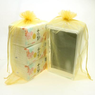 Cina La borsa di cordone promozionale di Natale ha personalizzato i sacchetti del cordone dell'organza in vendita