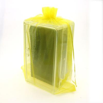 Cina La borsa di cordone promozionale di Natale ha personalizzato i sacchetti del cordone dell'organza in vendita