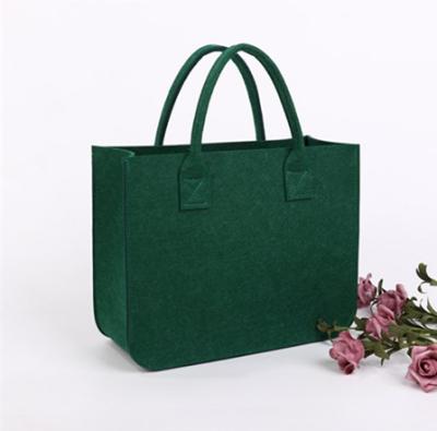 Cina le signore 2021Eco-Friendly hanno ritenuto il logo su ordinazione promozionale della borsa del tessuto del feltro di svago della borsa di totalizzatore della borsa delle donne del sacchetto della spesa in vendita