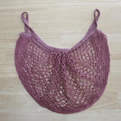 Cina Il sacchetto della spesa netto Mesh Market Tote Organizer Portable riutilizzabile della corda del cotone per i giocattoli della spiaggia di stoccaggio della drogheria ortaggio da frutto in vendita