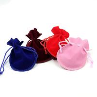 China Custom Fleece Drawstring Backpack Bag with Logo for Gift Packaging 30x40cm for sale