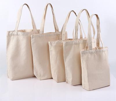 Cina Borse bianche Tote Bag For School Kids di compera della tela di Eco della marina in vendita