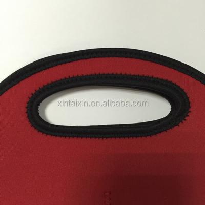 Cina Borsa più fresca ritenente molle prefabbricata del pranzo del neoprene della borsa del neoprene con la maniglia in vendita