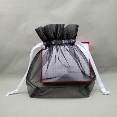 中国 折り畳み式の網のギフトのために小さいナイロン ドローストリング袋のポータブル 販売のため
