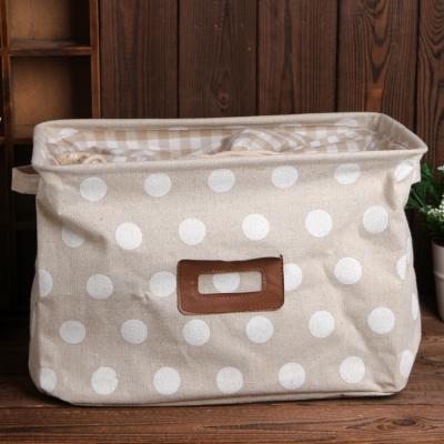 Cina Paniere sporco Eco della borsa di stoccaggio del panno del quadrato portatile di tela del cotone amichevole in vendita
