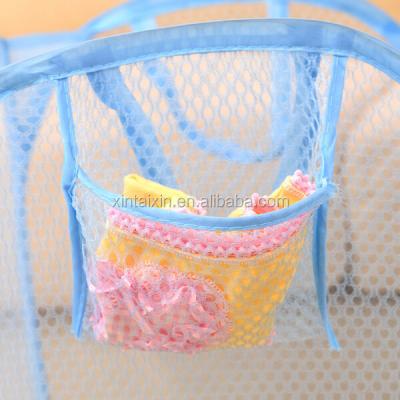Cina I panni pieghevoli variopinti portatili di Mesh Laundry Basket Reusable Dirty insaccano in vendita