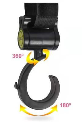 Cina Regalo dei prodotti del bambino della fabbrica un gancio con errori di 360 di grado di rotazione di bambino del passeggiatore del gancio del bebe del passeggino della cinghia clip del gancio improvviso del fermaglio in vendita