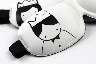 Cina 3D Memory Foam Luxury Sleep Mask Customized Bedtime Eye Cover in vendita
