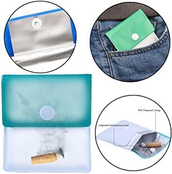 Cina Sigaretta Ash Pouch Compact Fireproof Odorless del PVC dell'OEM EVA Pocket Ashtray Portable in vendita