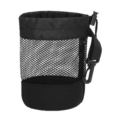 Cina Pallina da tennis di golf di stoccaggio di Mesh Pocket Net Pouch For della borsa di cordone di sport del poliestere in vendita