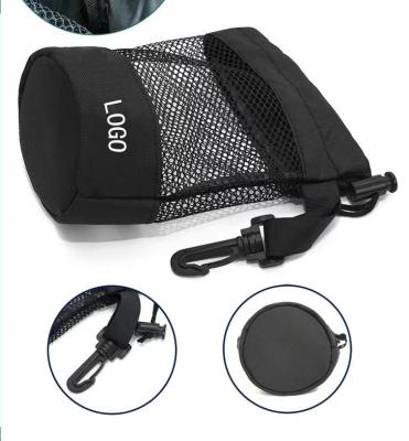 Cina Pallina da tennis di golf di stoccaggio di Mesh Pocket Net Pouch For della borsa di cordone di sport del poliestere in vendita