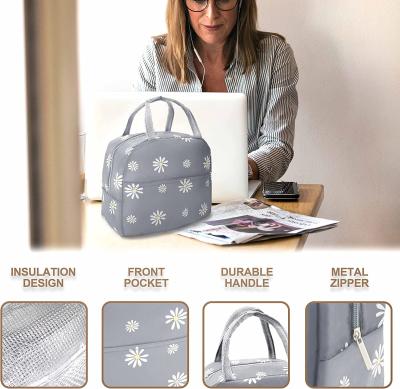 Cina Cooler Cute Insulated Tote Lunch Bags Keep Food Fresh For Travel School Picnic in vendita