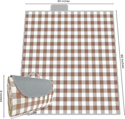 Cina Foldable Water Resistance Sand Mat Picnic Blanket For Beach Camping Hiking Travel in vendita
