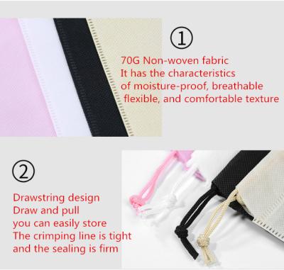 Cina Factory specializing in the production of bundle pocket non-woven material waterproof environmental protection for packaging all in vendita